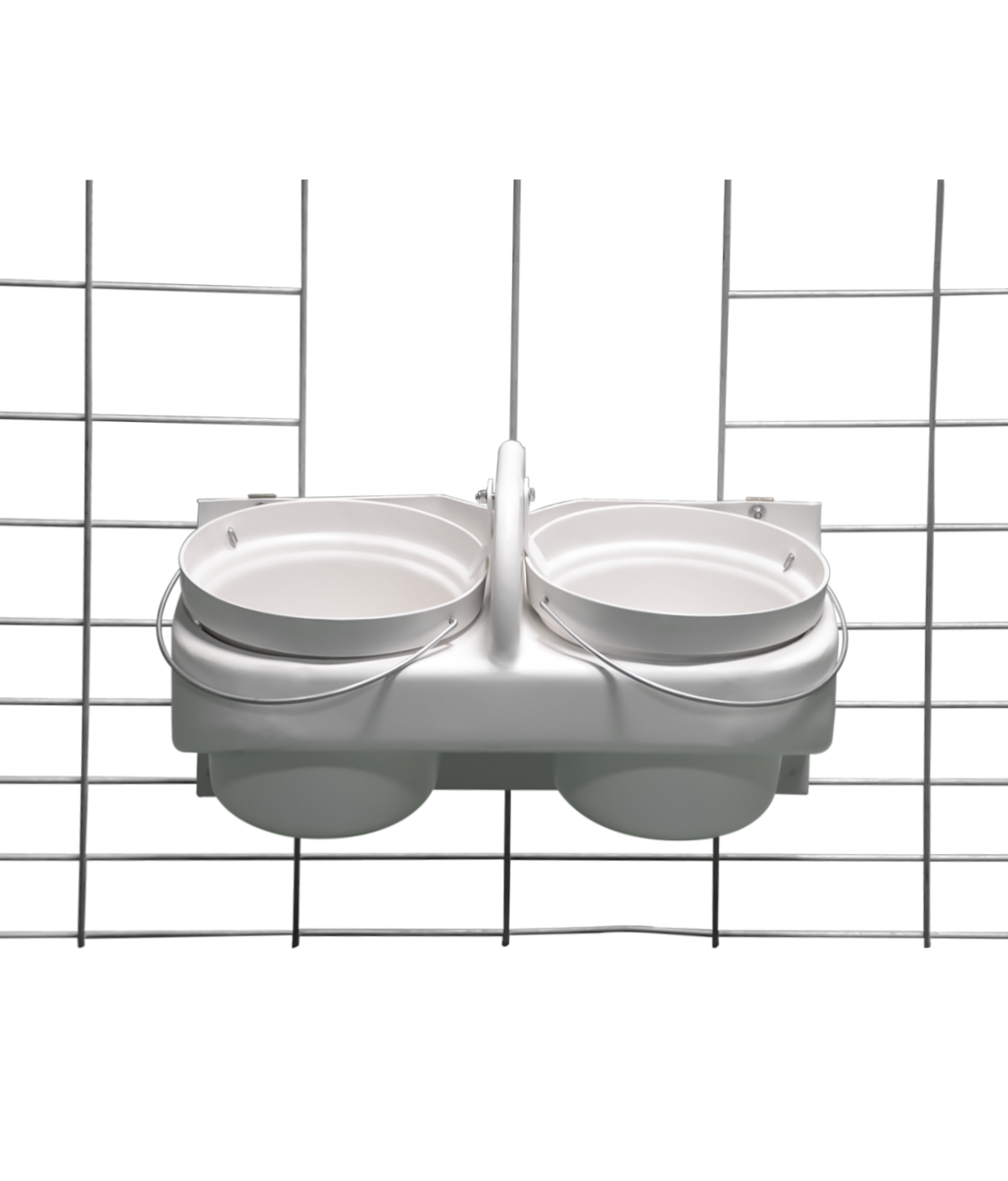 Double Fence Mount Pail Holder | Calfhutchshop
