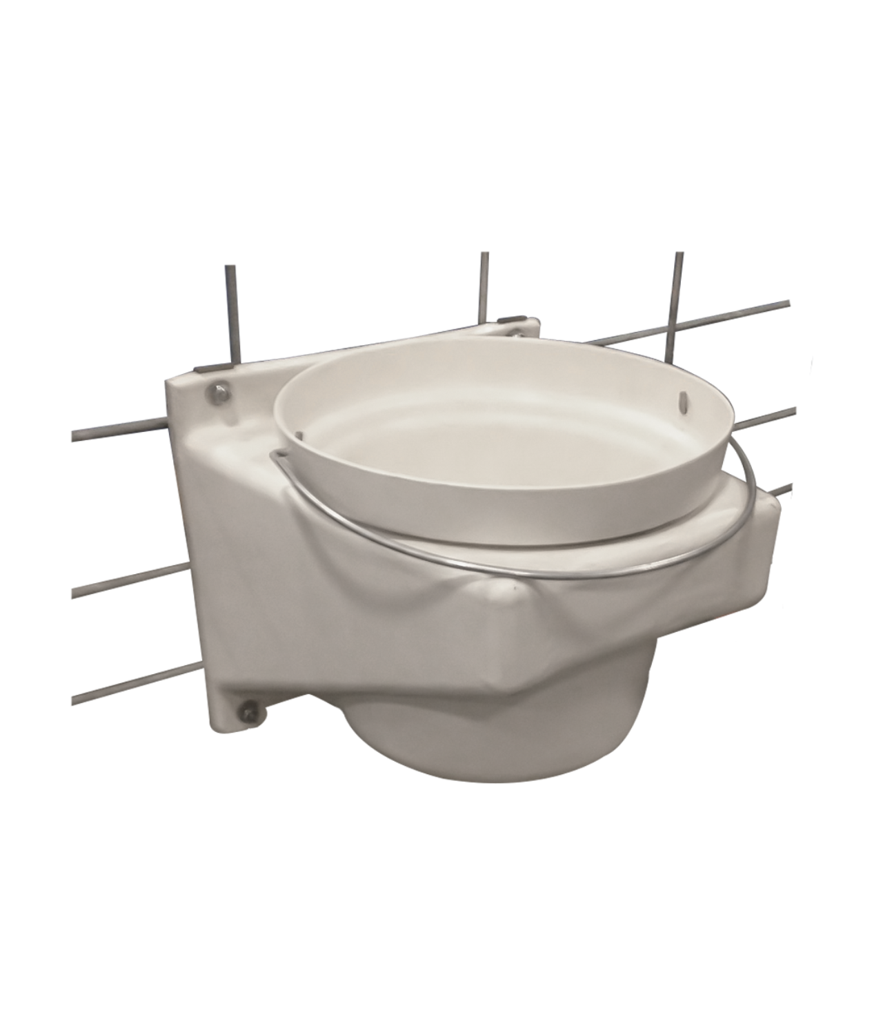 Single Fence Mount Pail Holder | Calfhutchshop